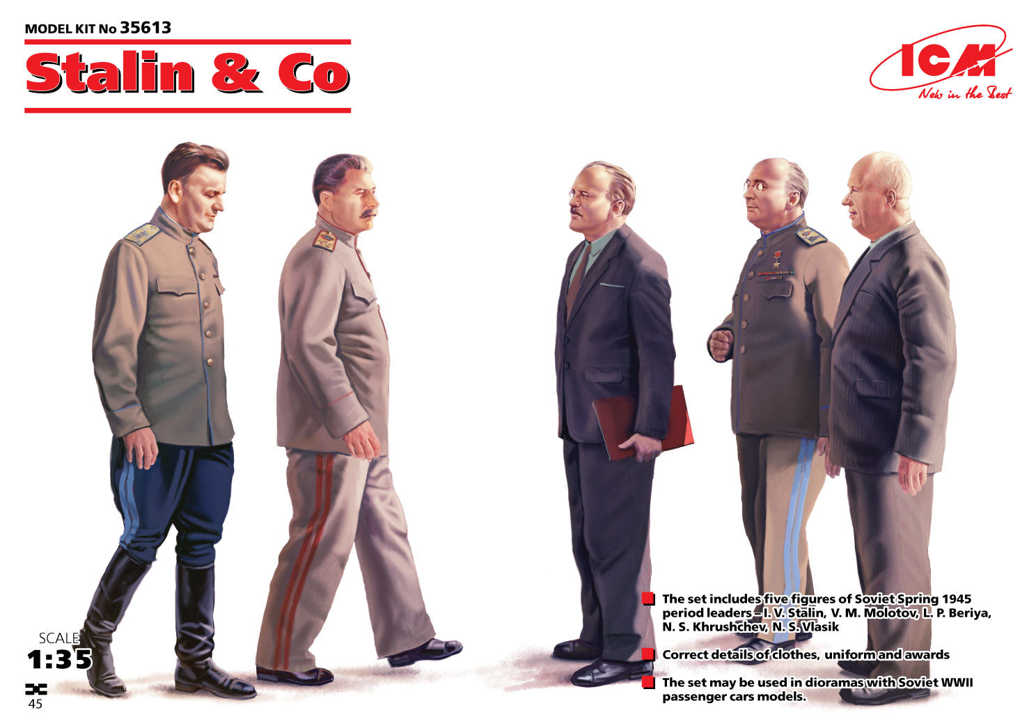 ICM 35613 1:35 Stalin and Co. – Puzzle Craft
