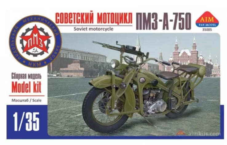 Aim Fan Model AFM35005 1:35 Soviet PMZ-A-750 motorcycle – Puzzle Craft