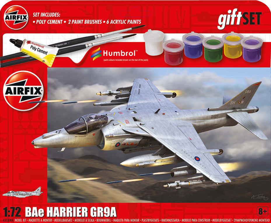 Airfix A55300A 1:72 BAe Harrier GR.9 Starter Set – Puzzle Craft