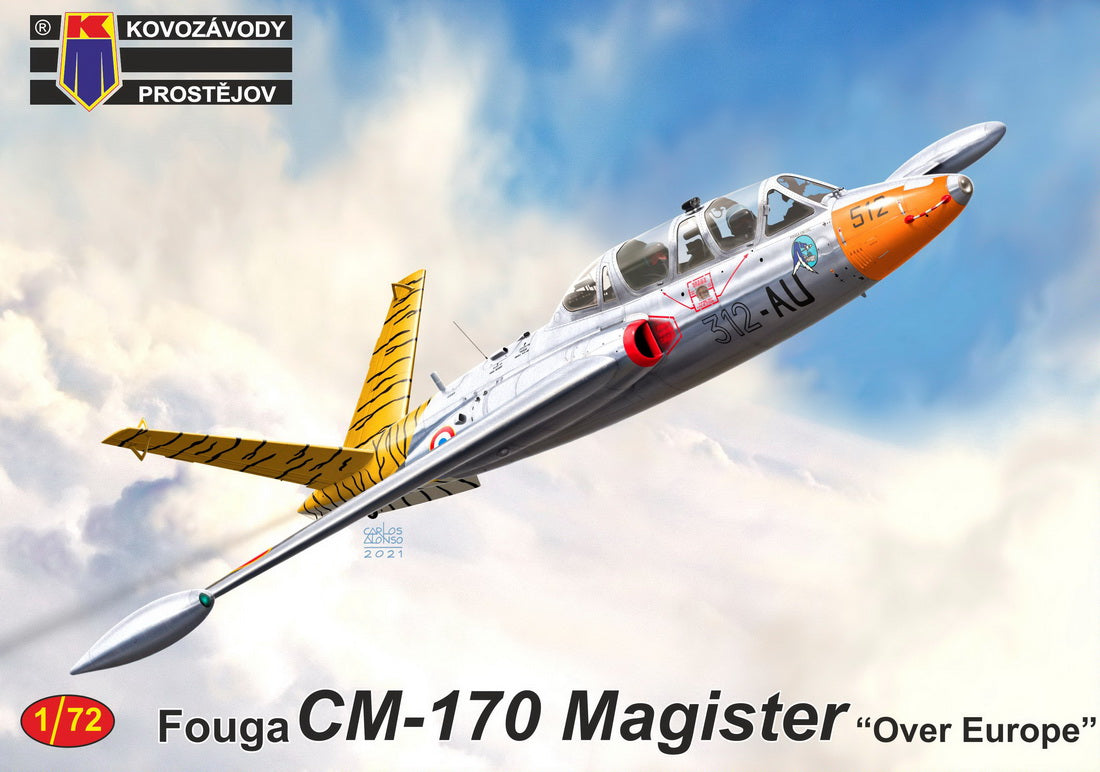 Kovozavody Prostejov 72242 1:72 Fouga CM.170 Magister 'Over Europe ...