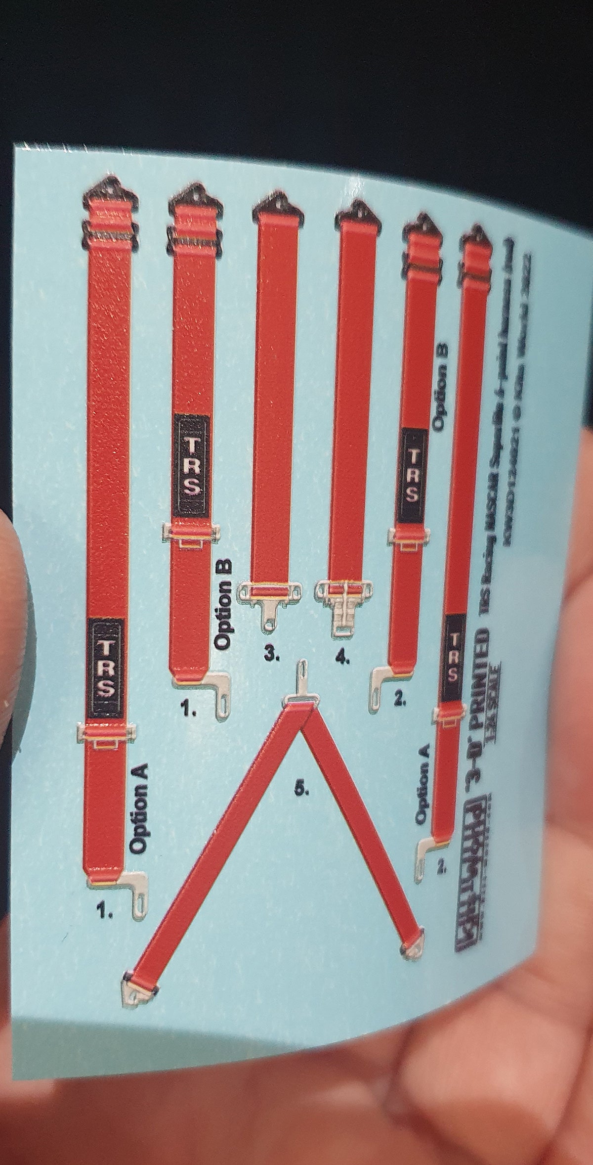 Kits-World 3D124021 1:24 Full Colour 3D Decals - TRS Racing Nascar Sup ...