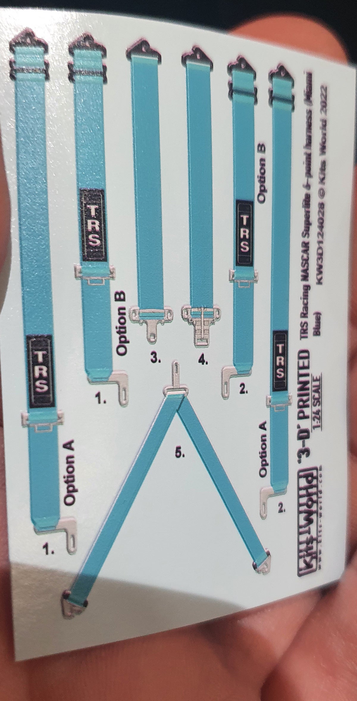 Kits-World 3D124028 1:24 Full Colour 3D Decals - TRS Racing Nascar Sup ...