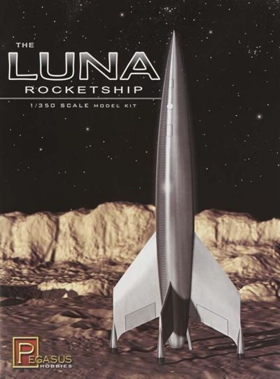 Pegasus Hobbies (P) 9110 1:350 The Luna Rocketship – Puzzle Craft