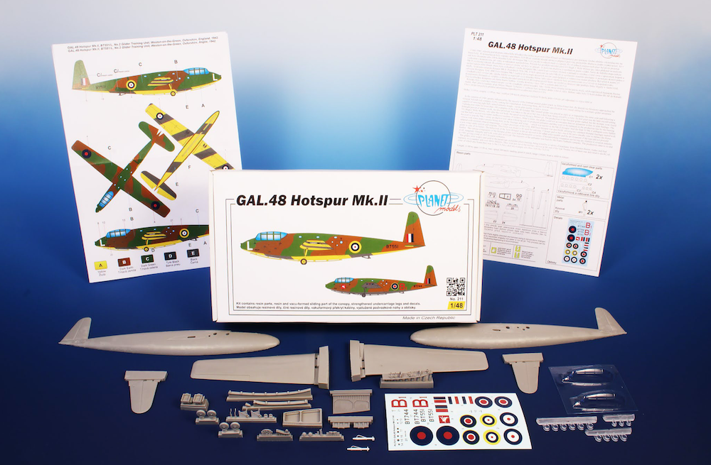 Planet Models 211 1:48 GAL-48 Hotspur Mk.II – Puzzle Craft