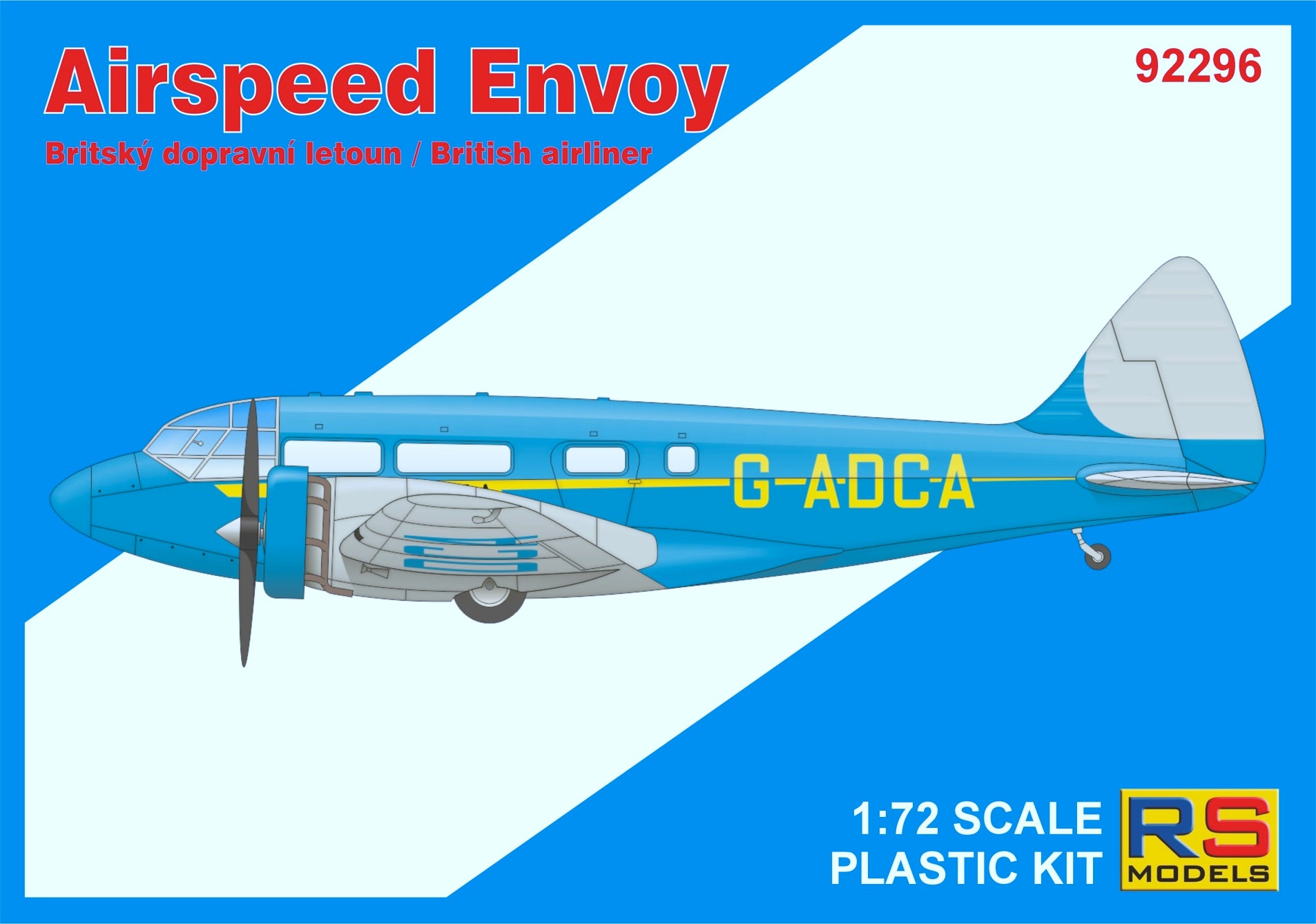 RS Models 92296 1:72 Airspeed Envoy, Lynx engine – Puzzle Craft