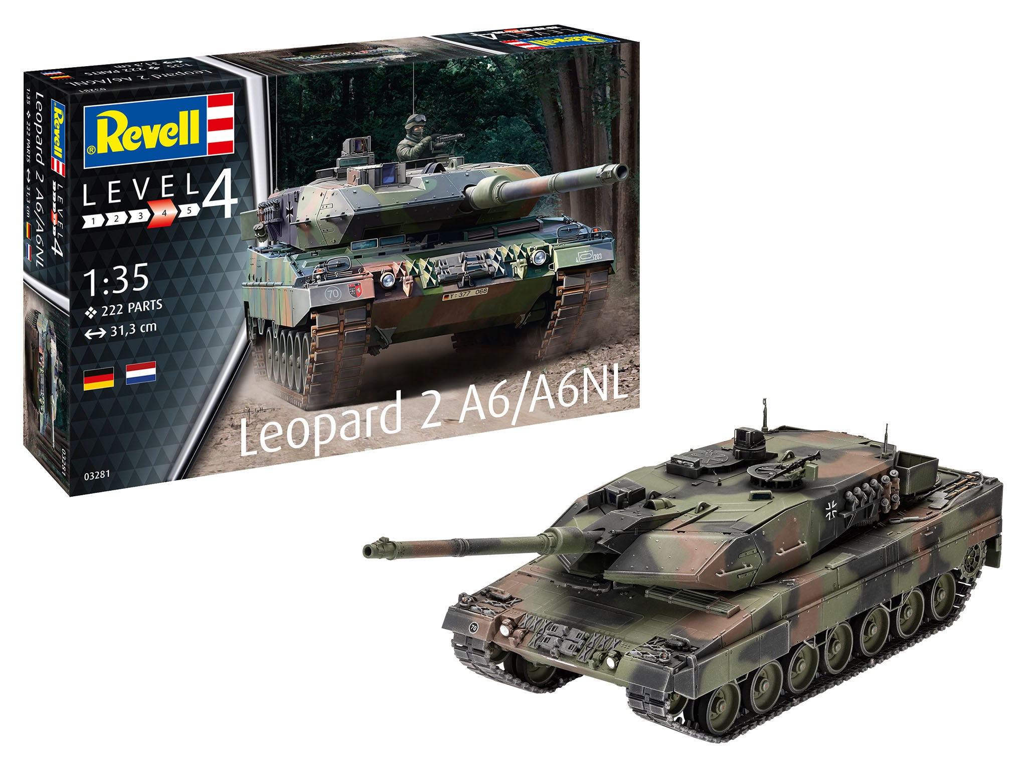 Revell 03281 1:35 Leopard 2A6/A6NL – Puzzle Craft