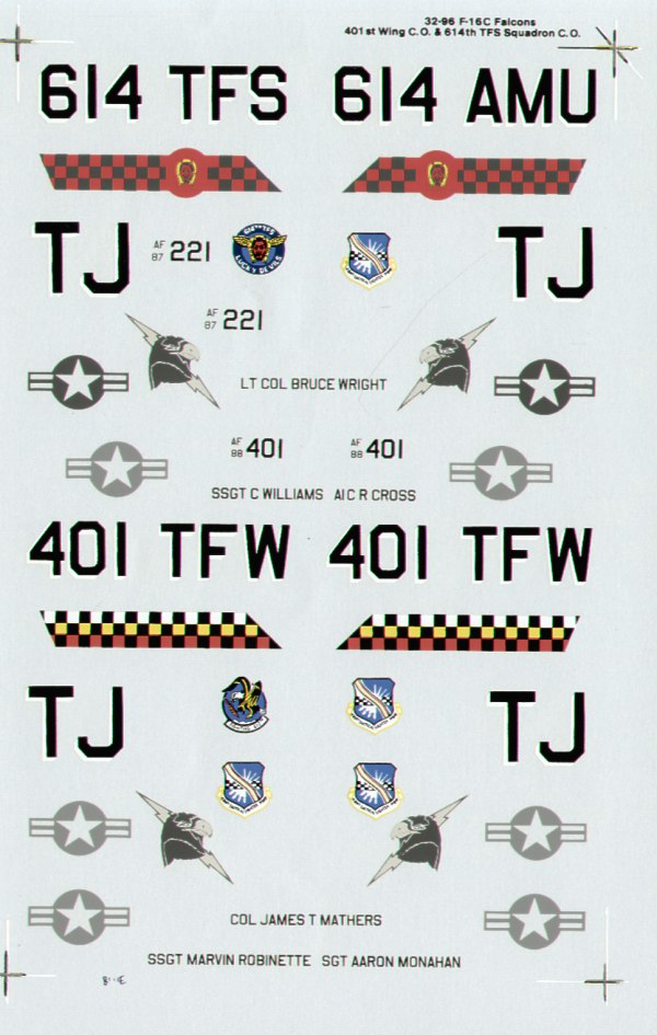Superscale SS32096 1:32 Lockheed-Martin F-16C – Puzzle Craft